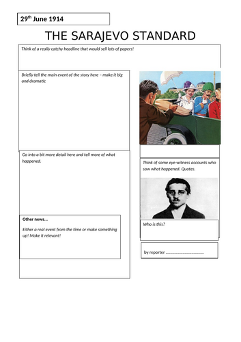 Chapter 2: Lesson 9 - The Spark that triggered the War. The Murder of ...