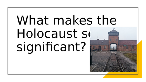 What makes the Holocaust so significant Scheme of Learning- multi ...