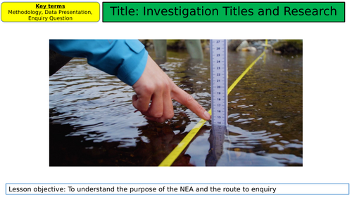 A Level Geography - Investigation Titles and Research | Teaching Resources