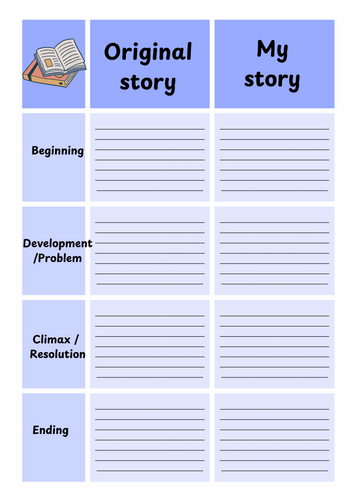 Story Plan Template | Teaching Resources