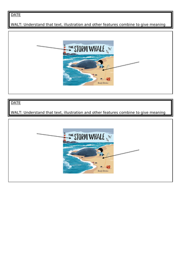 Year 1 English Unit: The Storm Whale | Teaching Resources