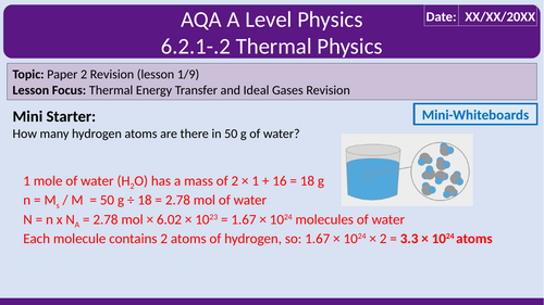 AQA A Level Physics Full Set of Paper 2 Revision Lessons | Teaching ...