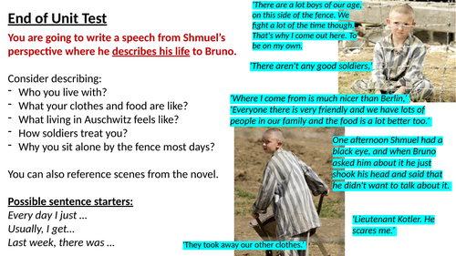 KS3 Full Scheme of Work for The Boy in Striped Pyjamas | Teaching Resources