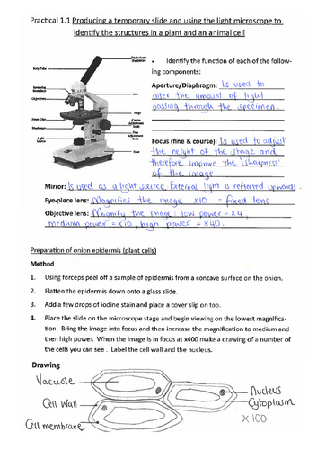 Complete practicals for ALL Biology resources for all specifications ...
