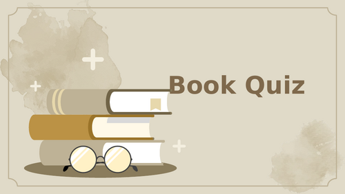 Book Quiz 2025 | Teaching Resources