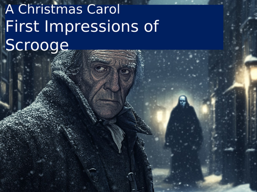 A Christmas Carol Lesson 1: Scrooge's First Impressions Activity Pack ...