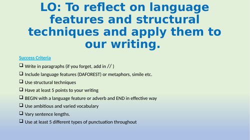 Flashback structure creative writing. | Teaching Resources