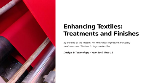 AQA DT - Specialist Technical Principles - Surface Treatments and ...