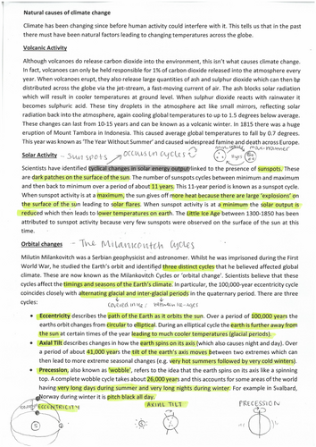 KS4 Climate Change | Teaching Resources