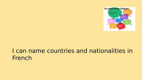 Naming countries and nationalities | Teaching Resources