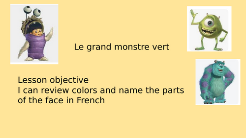 Naming parts of the face | Teaching Resources