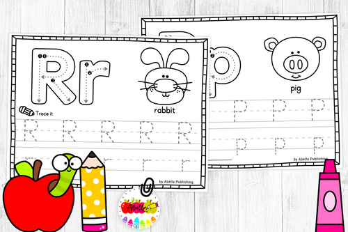 Alphabet Handwriting Practice Worksheets for Kindergarten | Printable ...