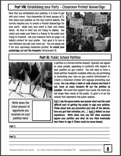 Classroom Debates: Gun Control | Teaching Resources