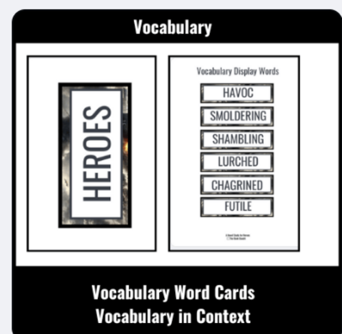 HEROES based on the novel by Alan Gratz NOVEL STUDY | Teaching Resources