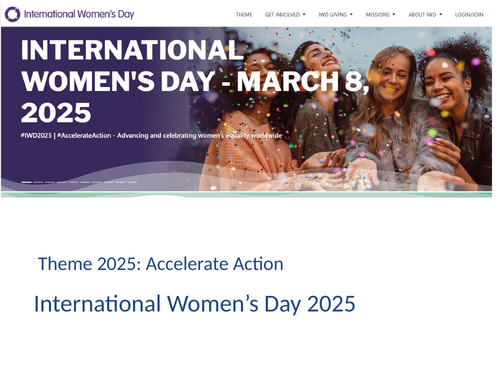 International Womens Day 2025 | Teaching Resources