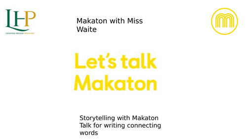 Talk for writing connecting words in Makaton | Teaching Resources