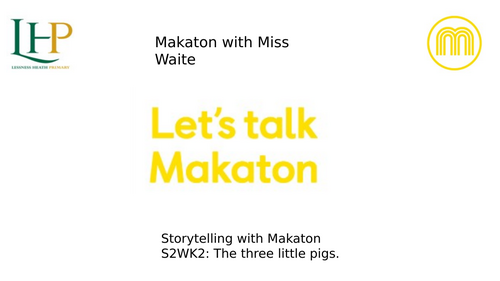 The Three Little Pigs story in Makaton | Teaching Resources