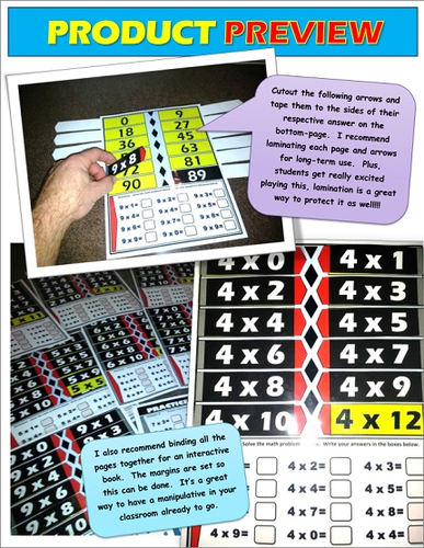 Multiplication Tables: Interactive Flipbook | Teaching Resources
