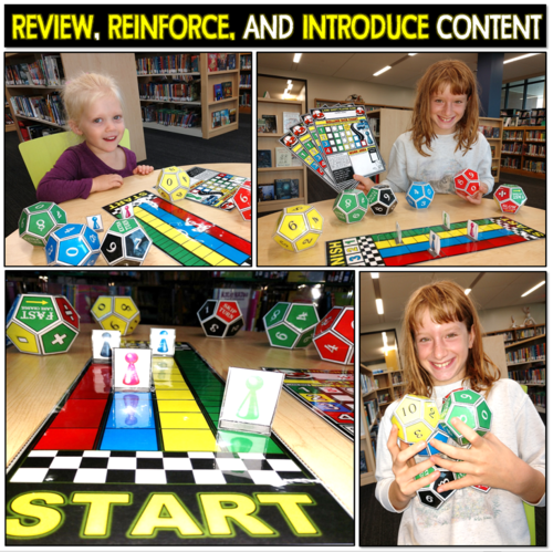 Math Games (K-8): Fast Lane Operations Classroom Boardgame | Teaching ...