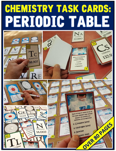 Chemistry Task Cards: Periodic Table | Teaching Resources