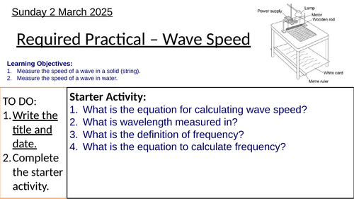 AQA GCSE Combined Science (Foundation) Physics: Waves and the ...
