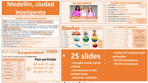 2026 Spanish AQA GCSE Module 6.1 - Medellín, ciudad inteligente ...