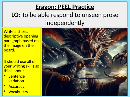 Unseen Prose AQA GCSE | Teaching Resources