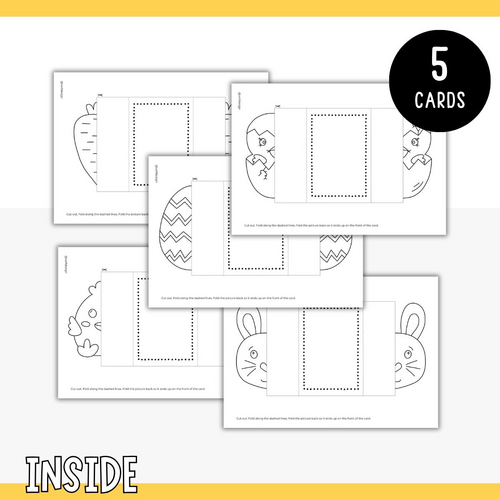 Easter Cards - Printable Craft for Kids | Teaching Resources