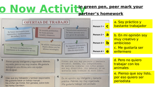 KS3 Spanish - Viva 3 - Module 2 - Los trabajos - full unit of work ...