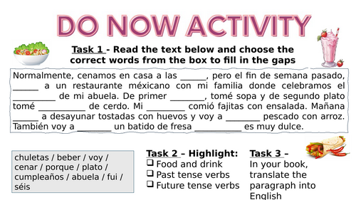 KS3 Spanish - Viva 2 Module 3 - A comer - full unit of lessons | Teaching Resources