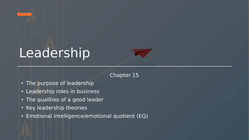 Business 9609 AL GCE Leadership 7.3 | Teaching Resources