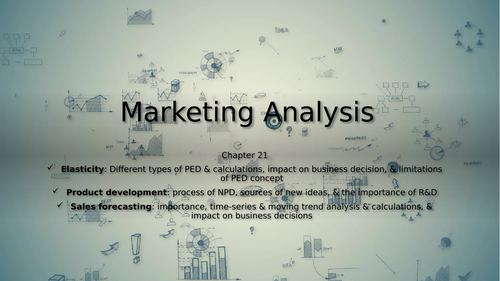 Business 9609 AL GCE Marketing analysis 8.1 | Teaching Resources
