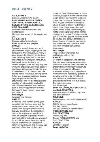 Hamlet | Teaching Resources
