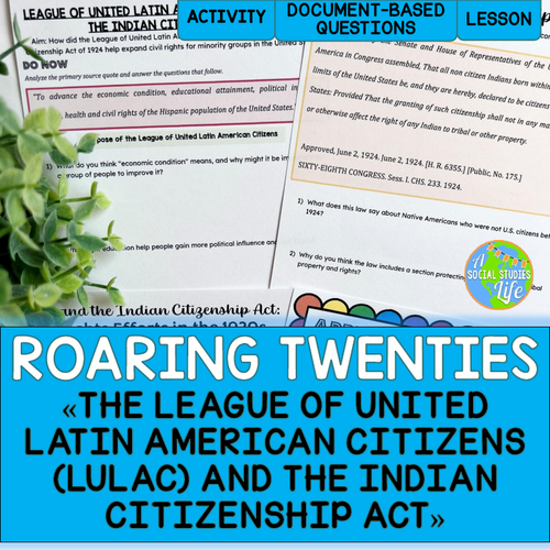 Indian Citizenship Act, League of United Latin American Citizens ...