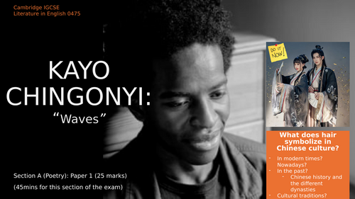 Cambridge IGCSE Literature in English 0475 (Section A: Poetry) - “Waves ...