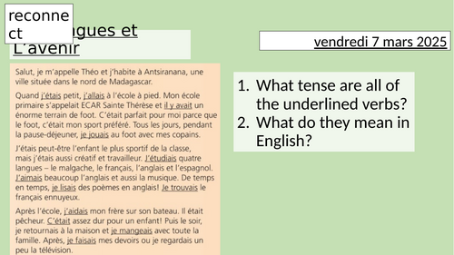 Module 3 Ma vie scolaire AQA new GCSE | Teaching Resources