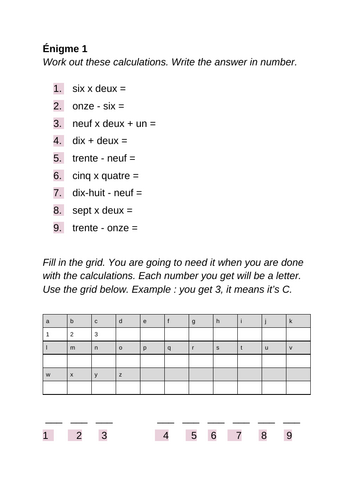 Christmas Escape Game - French | Teaching Resources