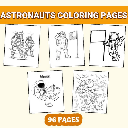 Explore the Universe with Printable Astronaut Coloring Pages PDF ...