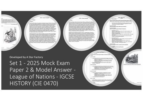 Set 1 - 2025 UNIQUE Mock Exam Paper 2 & Model Answer - League of ...