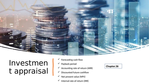 Business 9609 AL GCE Investment appraisal 10.3 | Teaching Resources