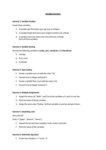 Introduction to Python Programming | Teaching Resources Introduction to Python Programming | Teaching Resources