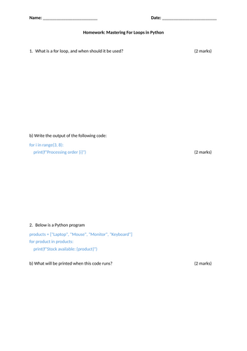 Introduction to Python Programming | Teaching Resources Introduction to Python Programming | Teaching Resources