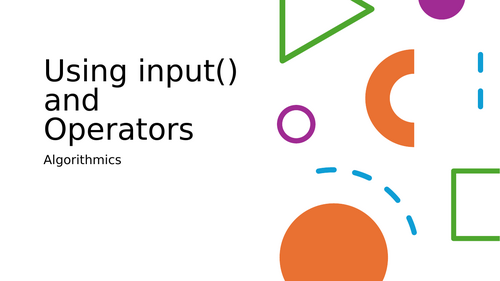 Introduction to Python Programming | Teaching Resources Introduction to Python Programming | Teaching Resources