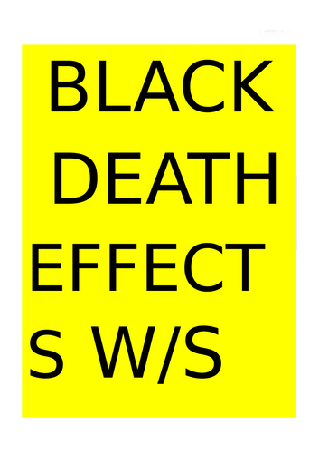 Black Death - Plague - Causes - Spread - Symptoms - Treatments ...