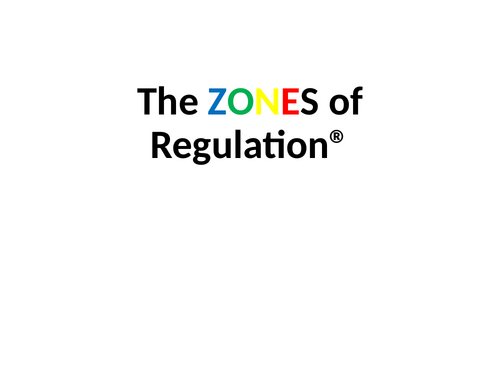 Zones of Regulation Powerpoint | Teaching Resources