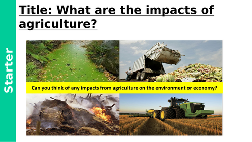 Unit 3: Agriculture and the Environment CIE IGCSE Environmental ...