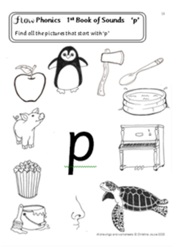 SATPIN phonics My 1st book of Sounds 30 pages | Teaching Resources