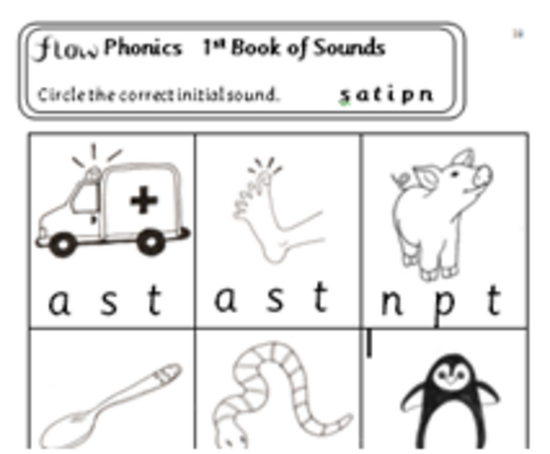 SATPIN phonics My 1st book of Sounds 30 pages | Teaching Resources