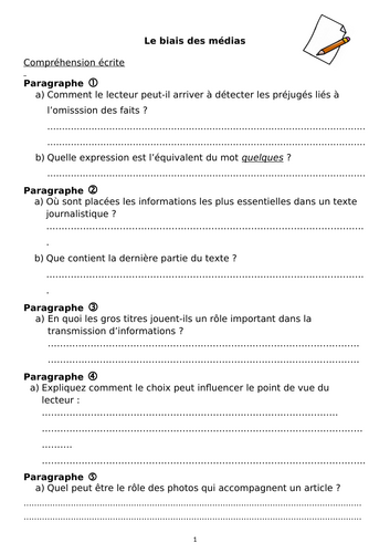 Ingéniosité humaine - Le biais des médias | Teaching Resources