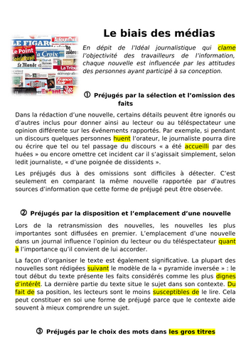 Ingéniosité humaine - Le biais des médias | Teaching Resources